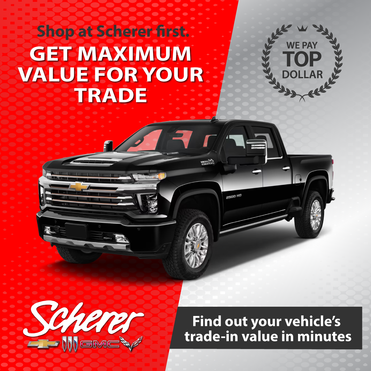 Evaluate Your Trade - Scherer Chevrolet Buick GMC Ltd.